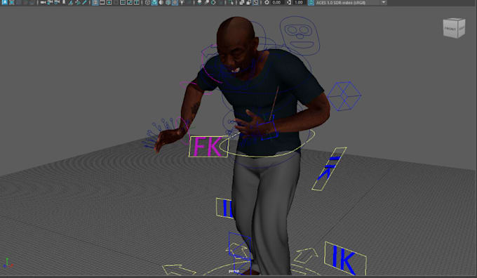 3d character rigging in blender, maya for unreal, unity, animation or mocap by Lamehats | Fiverr