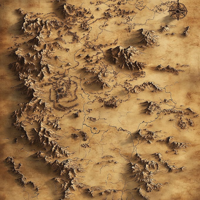 Make a high quality digital fantasy map and dnd map by Oumoutgngan | Fiverr