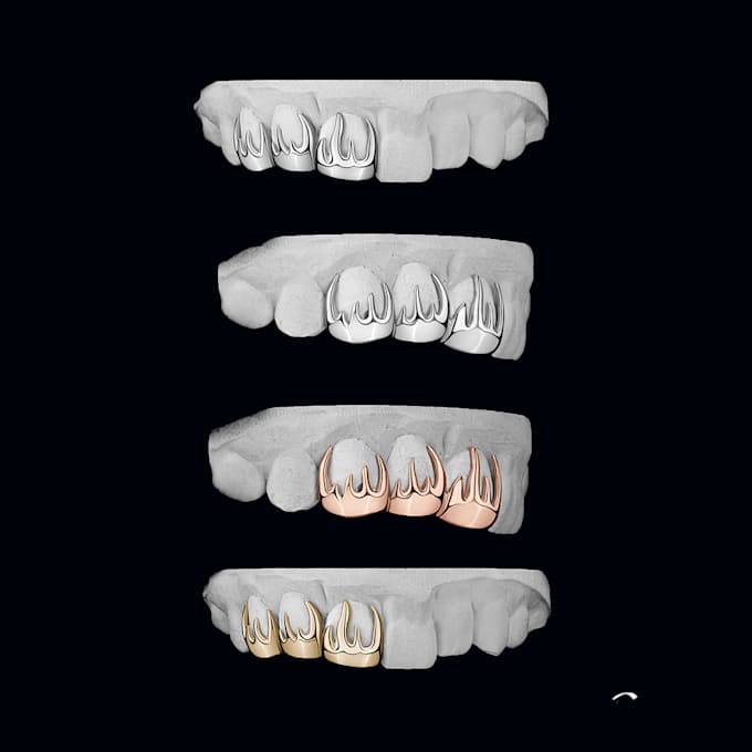 Do any 3d printable grillz stl 3d model teeth jewelry design by ...
