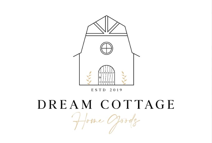Design a minimalist cottage house logo by Landyn_chambers | Fiverr