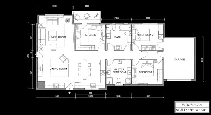 Architectuur vloerplan tekenen, 2d vloerplan met behulp van autocad