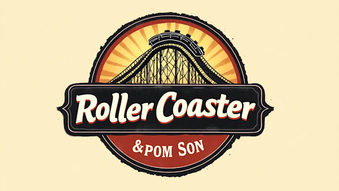 Create high quality roller coaster logo with a new concept by Osborne ...