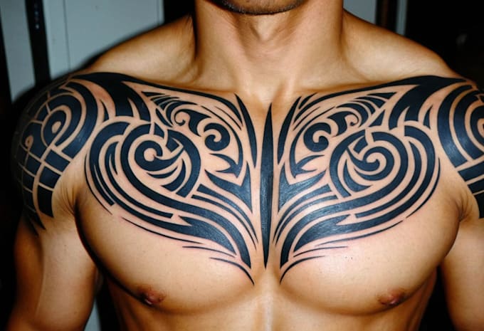 Draw a unique tribal tattoo for you by Sylvanrsey | Fiverr