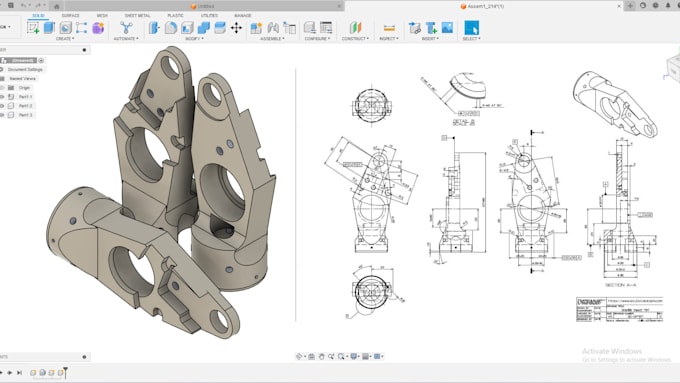 Make 3d print 3d models in solidworks, inventor, catia, fusion360, creo by Taskforgee | Fiverr