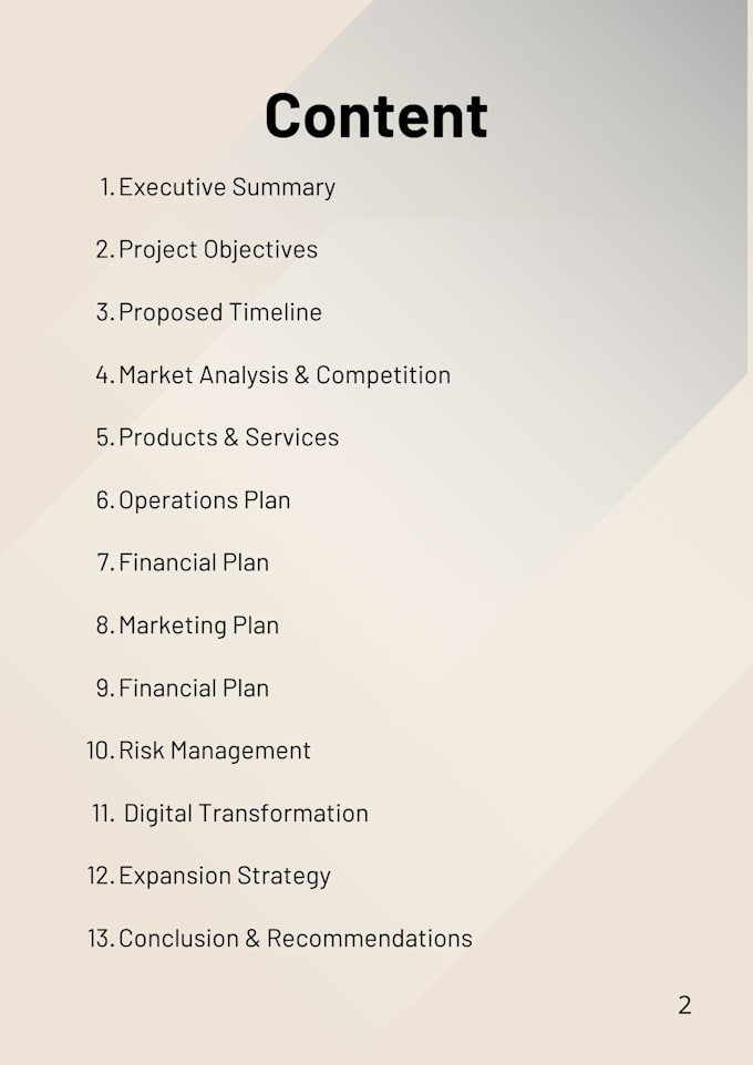 Feasibility study, market research, business plan by Elfedawy8 | Fiverr