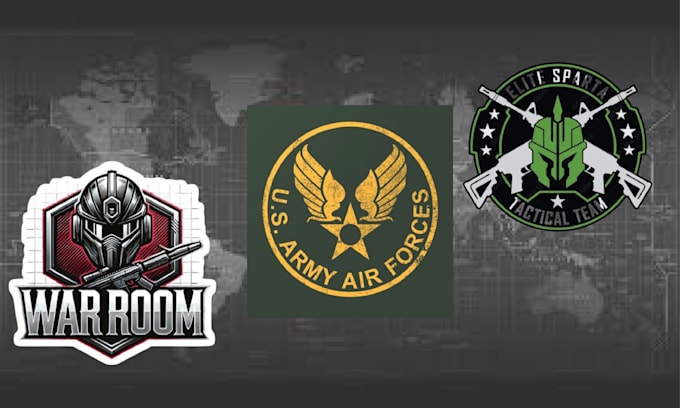 Design tactical skull military logo badge patch sticker by Momi5raza ...