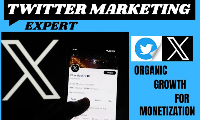 Manage your twitter x account and fast organic growth to complete monetization by Maddie_pro2 ...