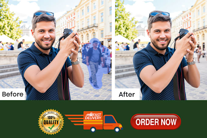 Edit your photo by adding or removing people, objects, text, or background by Victor_tobi27 | Fiverr