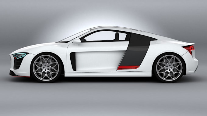 Revamp realistic 3d car model,aero kit, wide body kit, rear bumpers ...