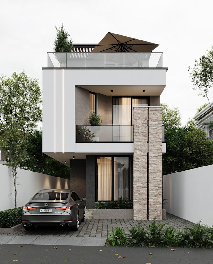 Redesign propose real estate property, remodel luxury interior, cgi architecture by Isienuh | Fiverr