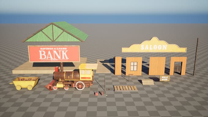 Create 3d game environment 3d game background unity engine house level design by Sodmarckn | Fiverr