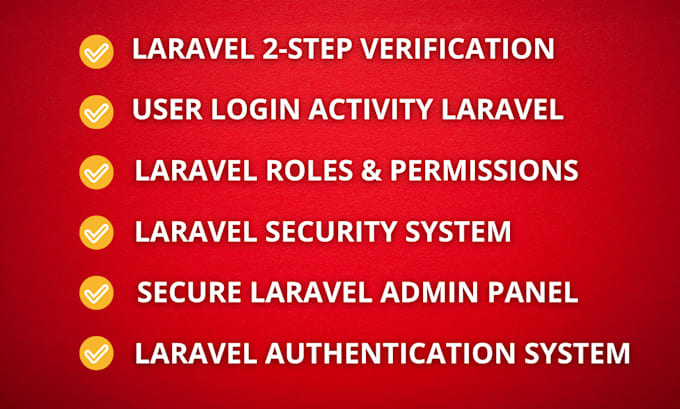 Build or upgrade laravel admin panel security system by Muzamiljamil917 ...