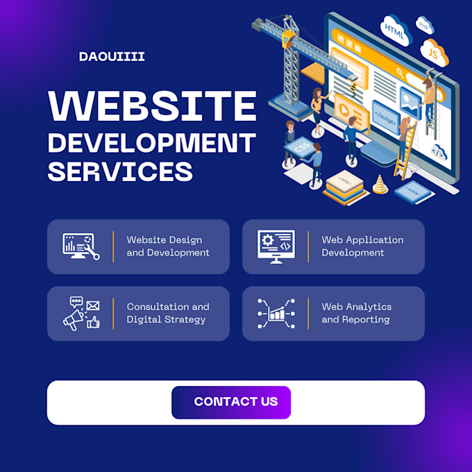 Be your full stack development , web, mobile and software solutions by Daouiiii | Fiverr