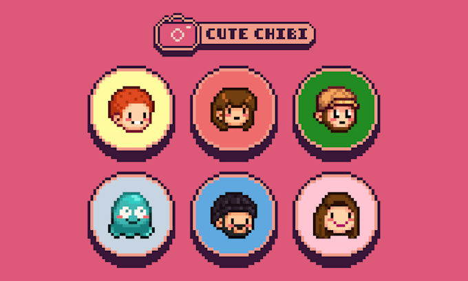 Make cute custom pixelated profile picture for you by Pixelkatarina ...