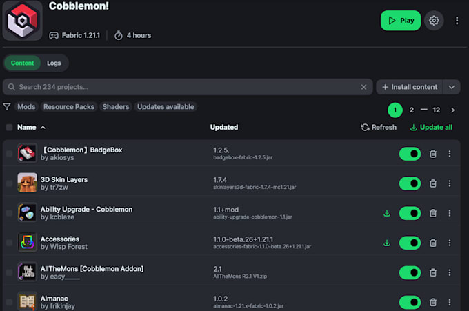Help you compile a minecraft server mod pack and fix errors by ...