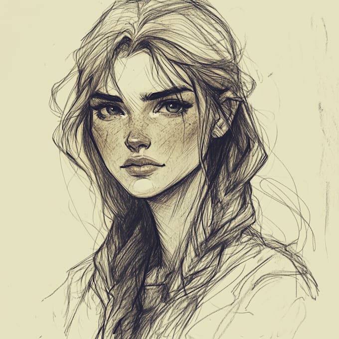 Create sketches for dnd,rpg and fantasy characters design for you by ...