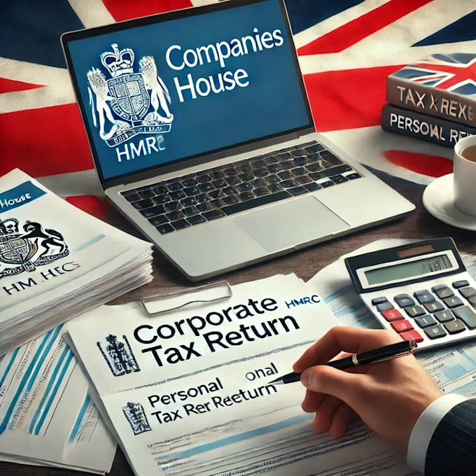 File company annual accounts, corporation tax return to companies house ...
