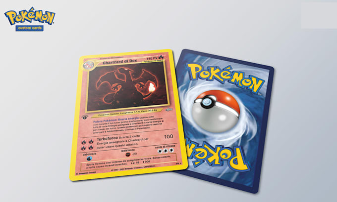 Create your own custom tcg pokemon card illustration, pokemon trainer ...