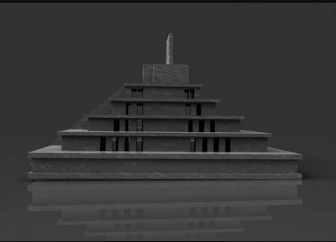 Build dnd terrain, temple old ruins, landscape environment, 3d ...