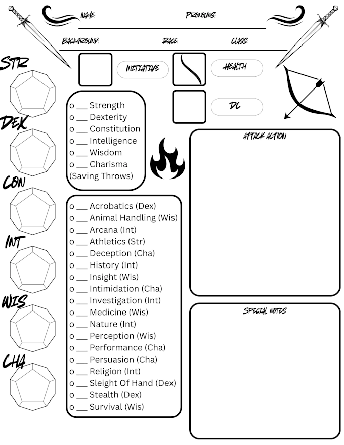 Create an npc character for your dnd campaign by Baileyluv | Fiverr