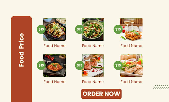 Design wix restaurant website, banner, wix website redesign, food menu ...