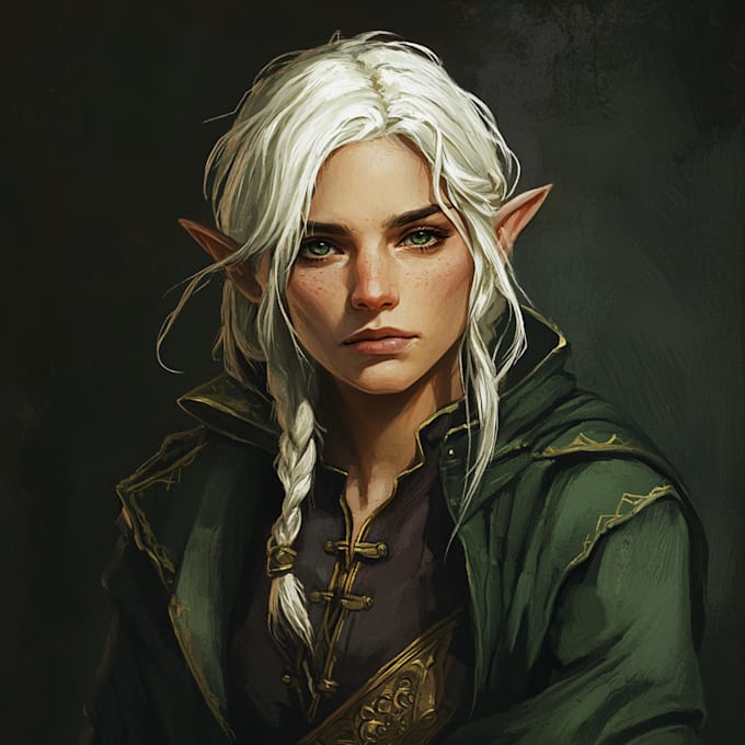 Illustrate dnd character art and dnd character art by Sherwdger | Fiverr