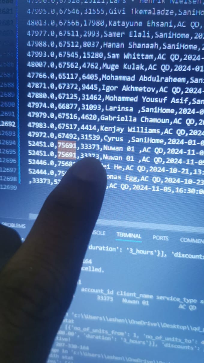 Automate data extracting with python by Ashen_bandara00 | Fiverr