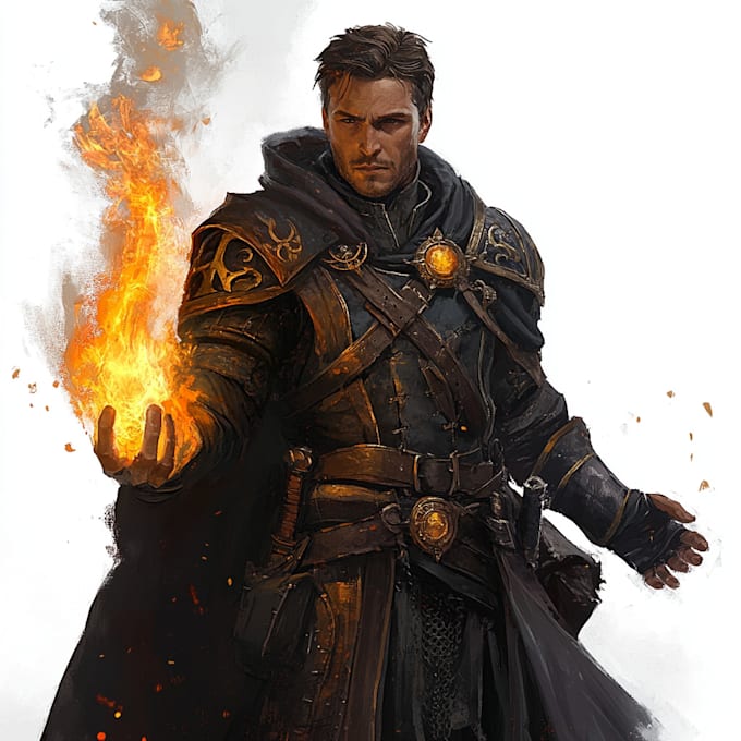 Create dnd character art and dnd character art by Statwood4 | Fiverr