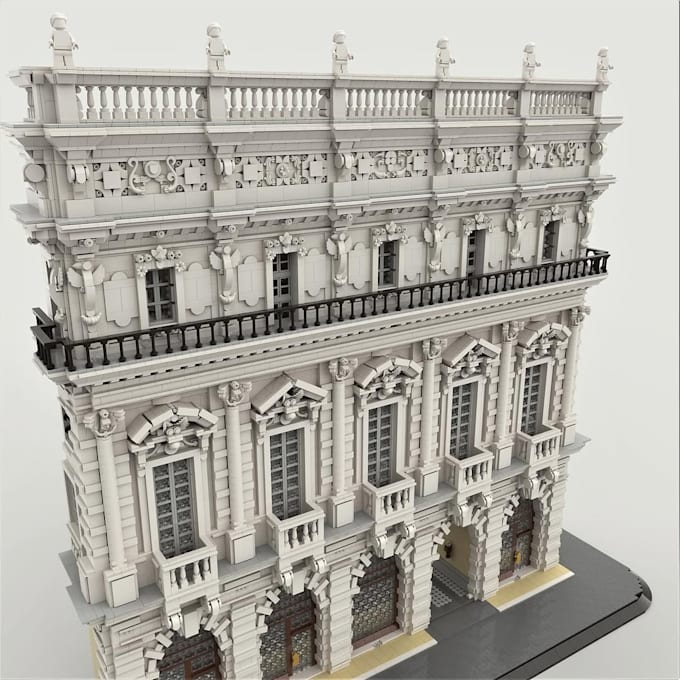 Do 3d lego model design custom lego building moc xml part list pdf ...