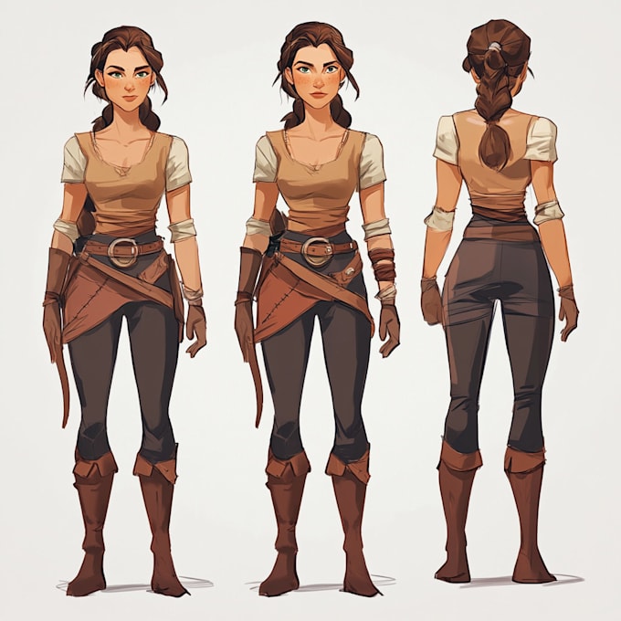 Make a 2d game character design and animation by Andriettaeenk | Fiverr