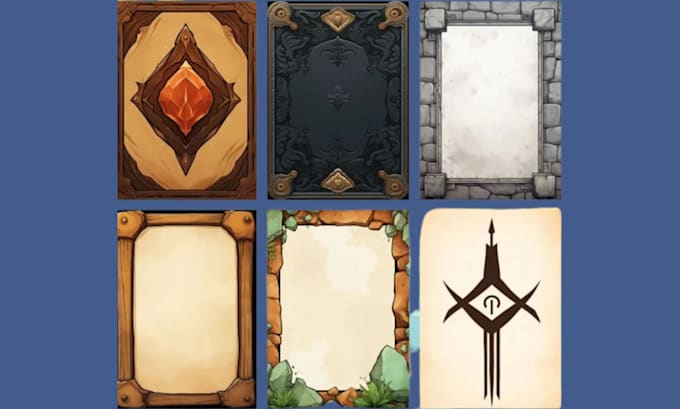 Do tcg trading card template design tabletop fantasy ccg card game tcg ...