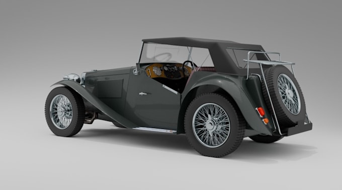 Buildup 3d exterior sport classic car,zmodeler,cad design,vehicle model ...