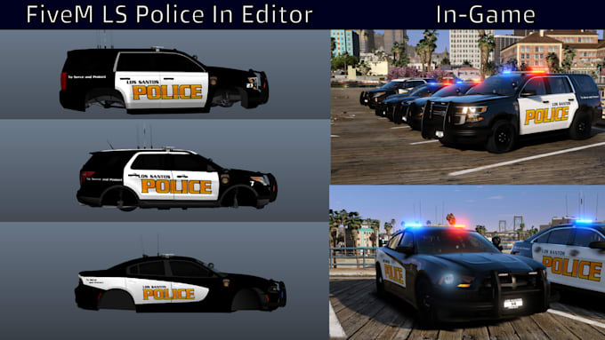Design a livery pack for a gta 5, fivem, police ems car pack by Dc ...