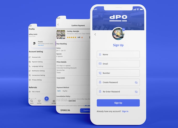Design Modern Mobile App Ui Ux Using Figma Ios And Android By