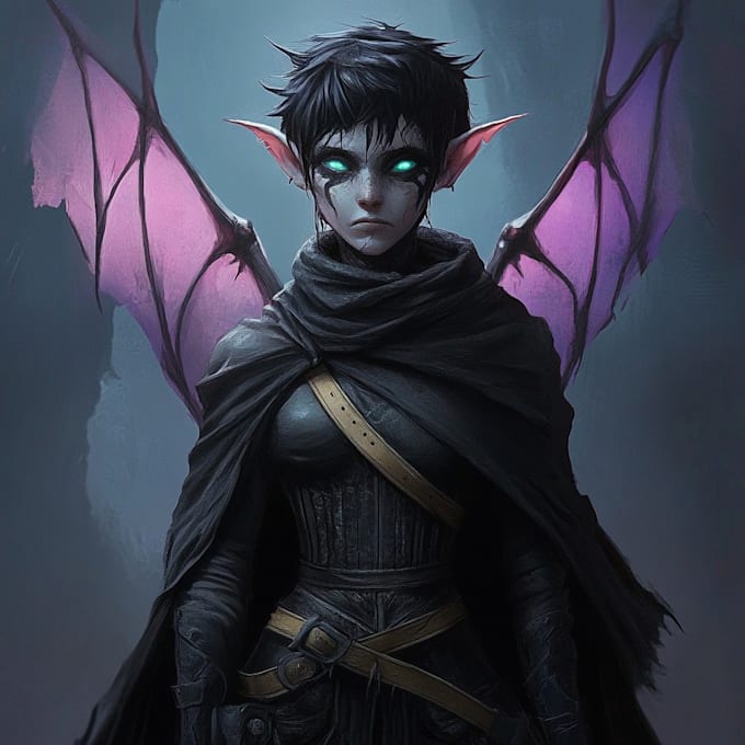 Make a unique fantasy character concept art by Fowsio9 | Fiverr