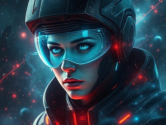 Design stunning sci fi portrait art by Dreneisdfo | Fiverr