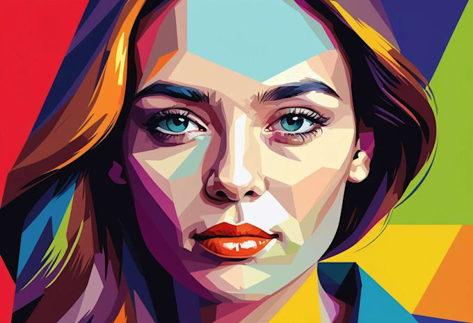 Make a beautiful wpap pop art portrait by Yalondattman | Fiverr