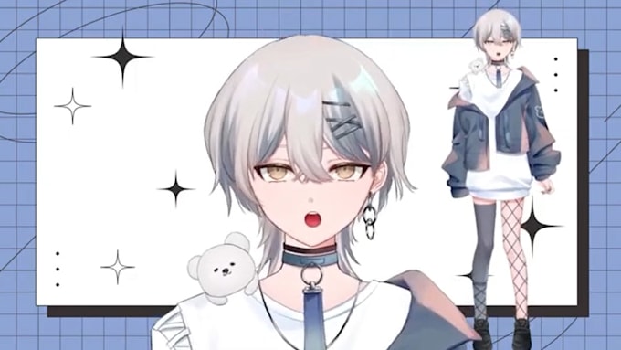 Model and rig anime live2d vtuber rigging, 2d vtuber rigging, face ...