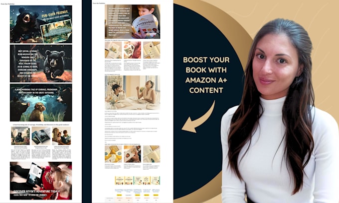 Design amazon a plus content ebc listing image for your book by Judy_sery | Fiverr