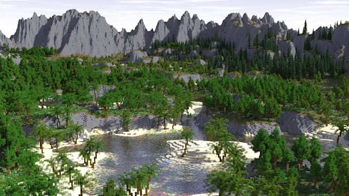 Create worldpainter minecraft terrain by Alvianarianto | Fiverr