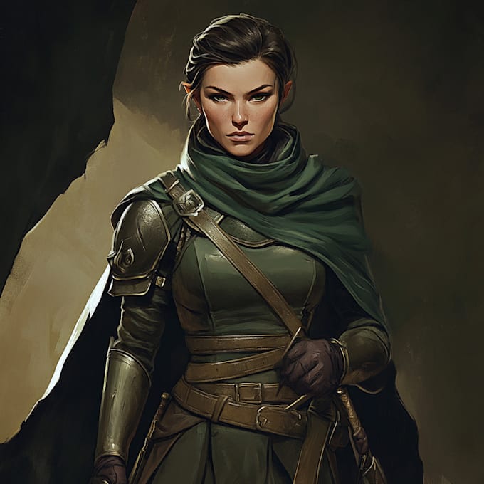 Dnd character art and dnd character art by Alfruynh | Fiverr