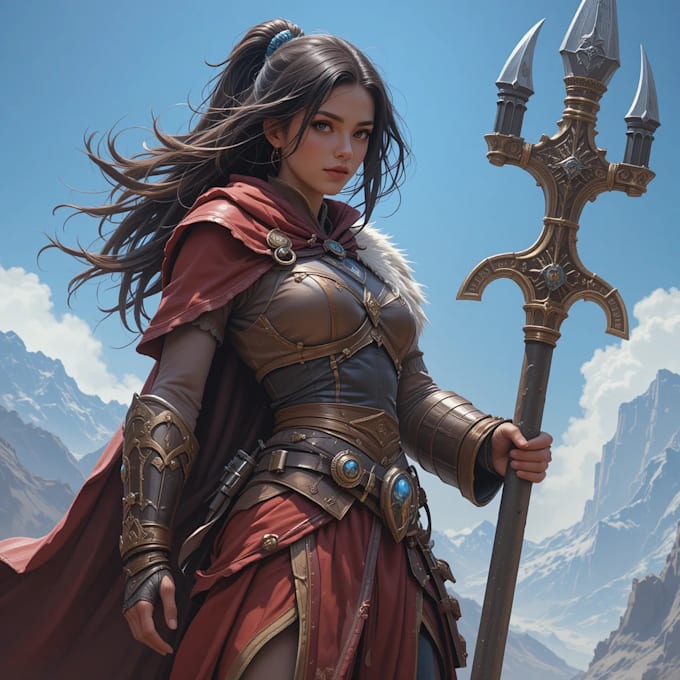 Make a dnd character art and dnd character art by Trentasgh | Fiverr