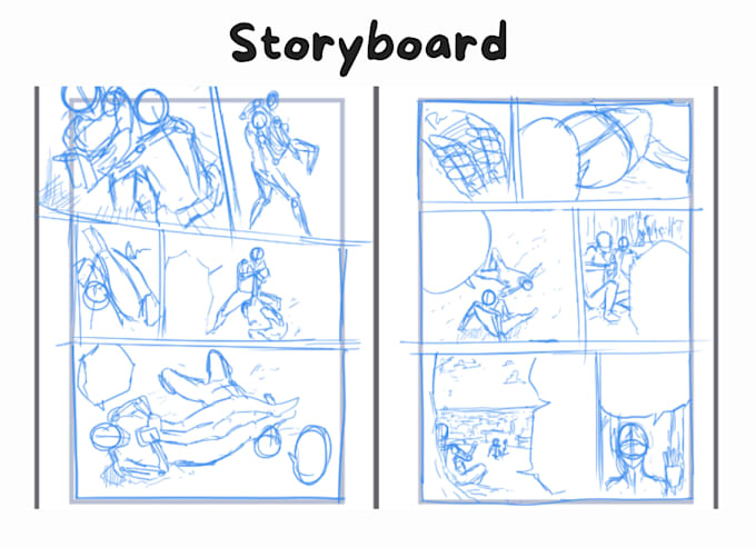 Create stunning comic, manga, or webtoon pages for you by Yudhagh | Fiverr