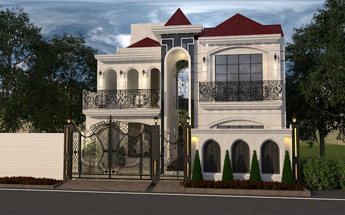 Make your revit, sketchup 3d model interior , exterior, rendering in ...