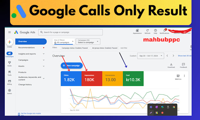 Set up google calls only ads for local business in uk, usa, australia ...