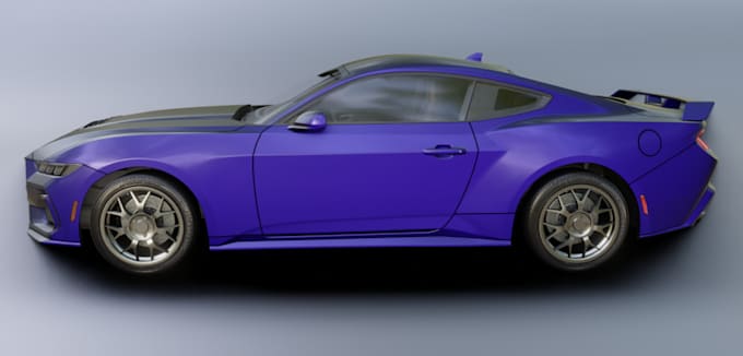 Custom car, 3d realistic car render, suv car, front fender, 3d ...