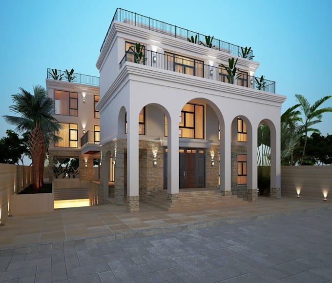 Redesign modern residential building, flat,duplex, private villa,pent ...