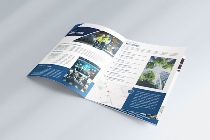 Design a custom brochure for your company by Jequinones92 | Fiverr