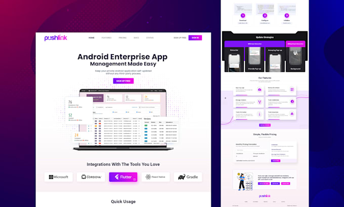 Do website ui ux, landing page ui ux, website design by Anup_designer08 ...
