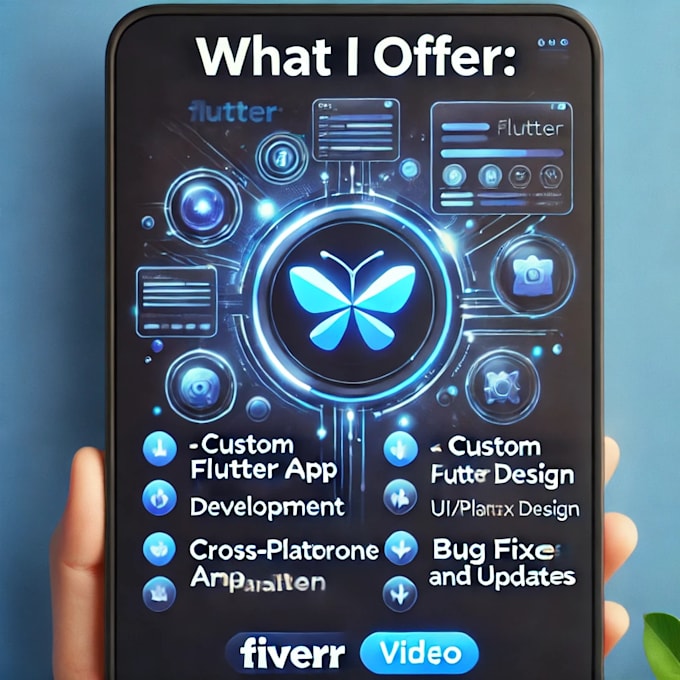 Develop a high quality flutter app for android and ios with firebase integration by Ahmadafaaq ...